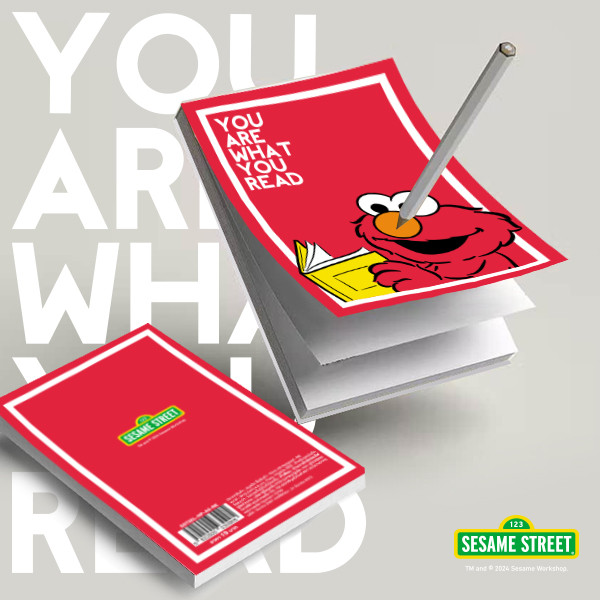 SST5-สมุดฉีก A6 : SST&YWR Elmo A6 Notepad (SST5EL-NP-A6-RE) W10.5xH14.8 ...