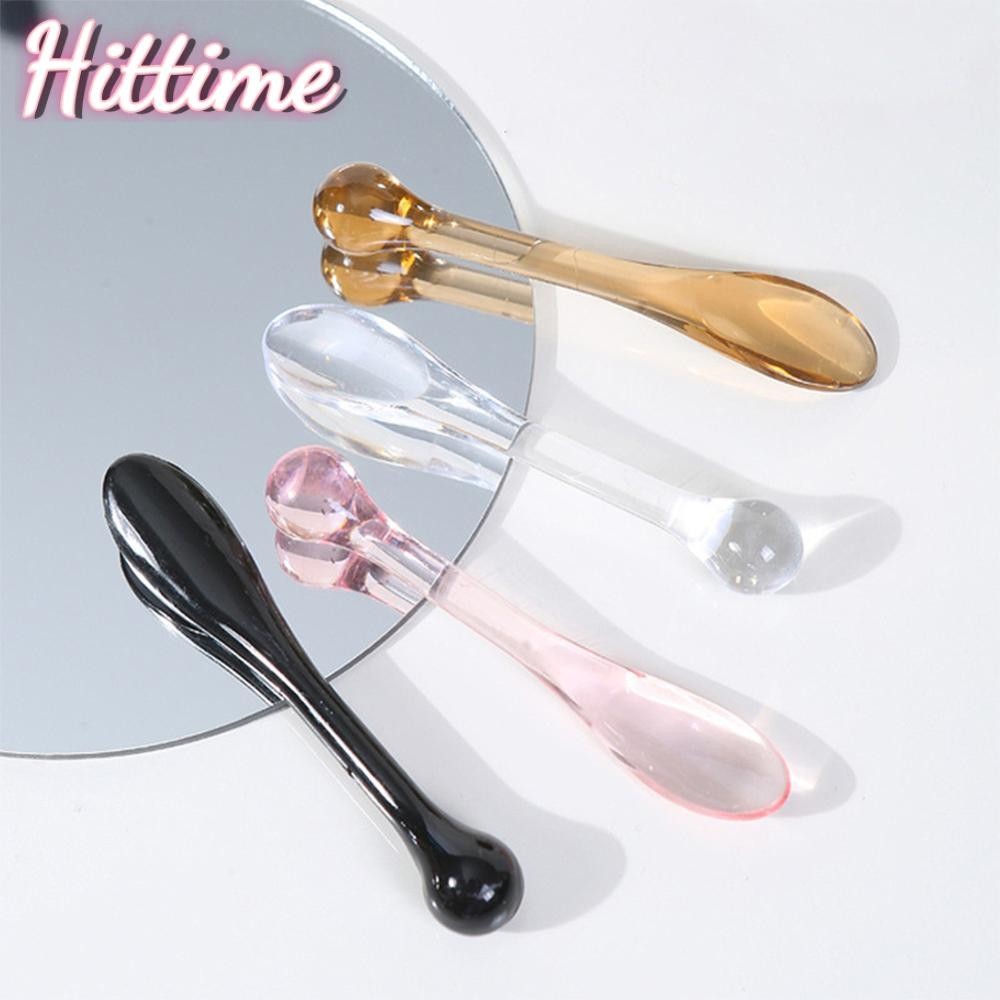 Hittime 5pcs Eye Cream Applicator ช้อน Roller โปร่งใสนวด Stick เครื่องสําอางค์ไม้พายริ้วรอยพอก ...