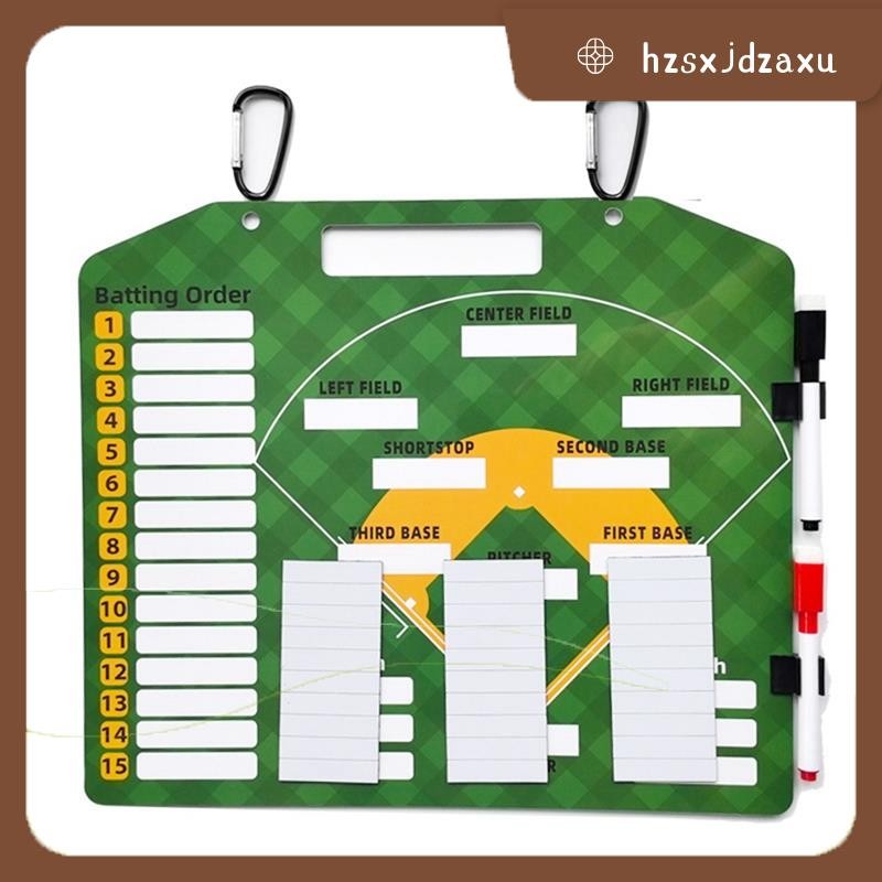 hzsxjdzaxu Magnetic Baseball Lineup Board สําหรับ Coaches Softball ...
