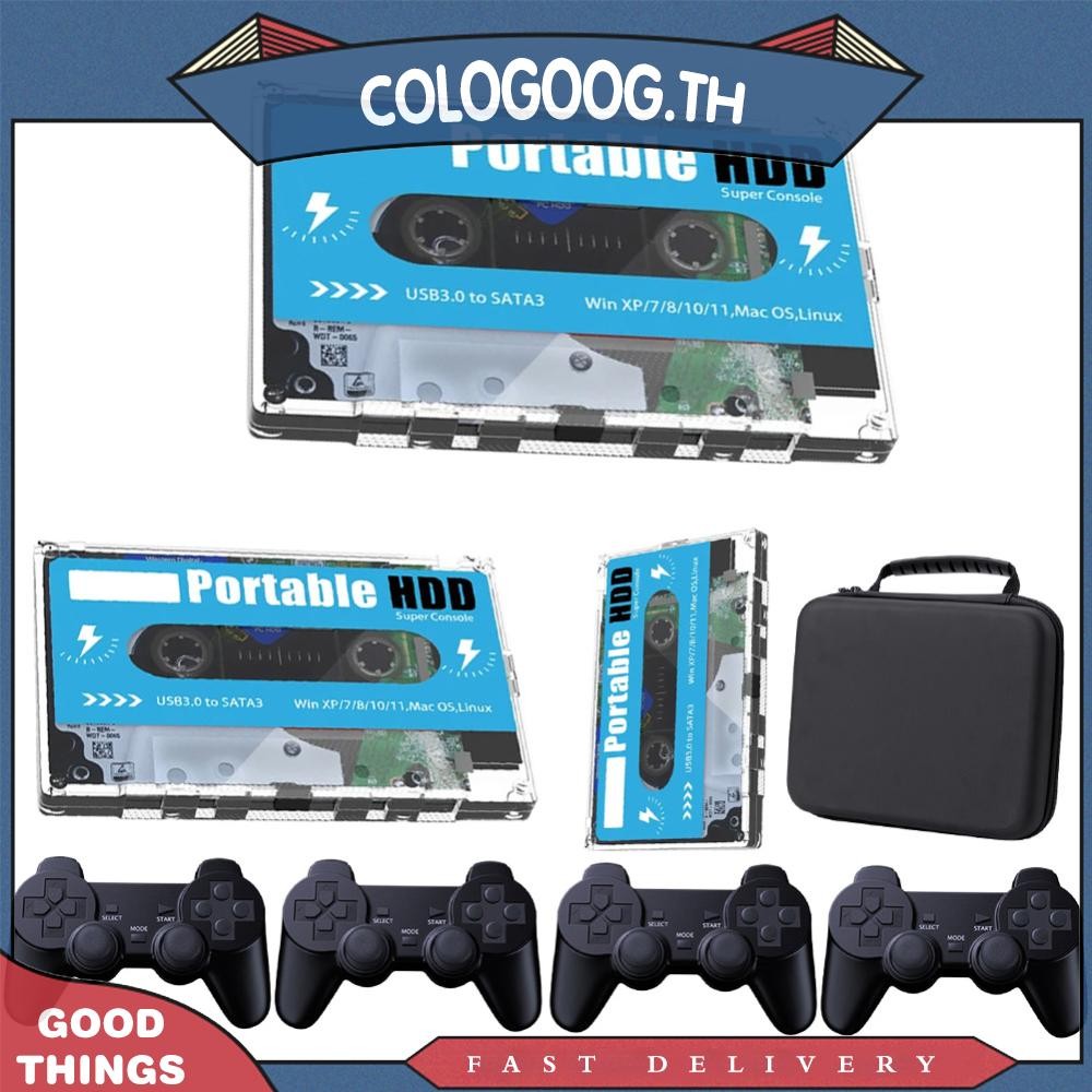 [colog.th] 500g HDD Plug and Play Mobile Game Hard Disk Batocera Retro Disk Gaming Console ...