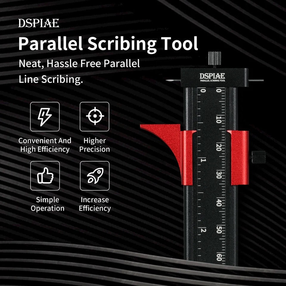 Parallel Scribing Tool By DSPIAE มีดเดินลายแบบขนาน | Shopee Thailand