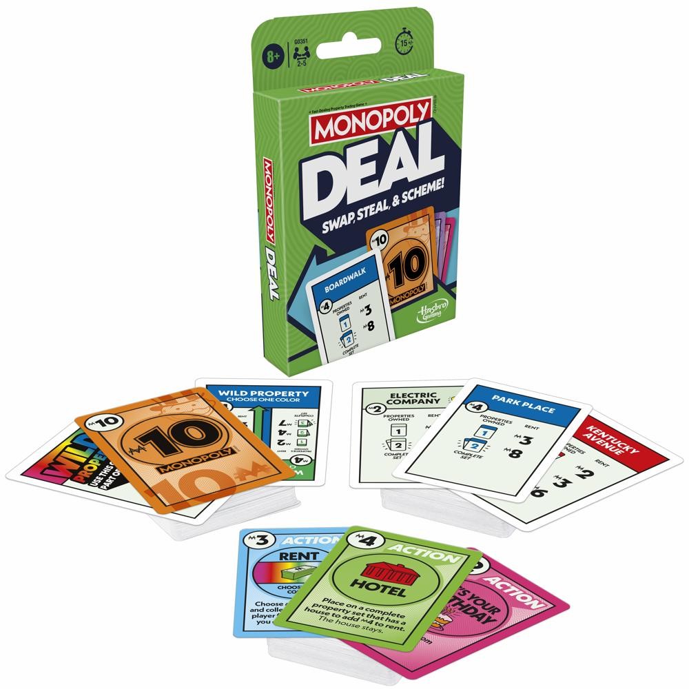 MONOPOLY DEAL SWAP,STEAL, & SCHEME! เกมกระดาน เกมเศรษฐี | Shopee Thailand