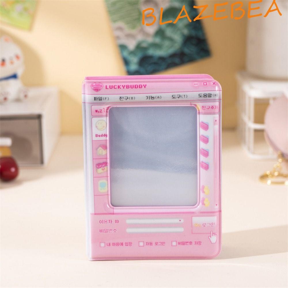 Blazebea Card Photocard Holder,การ์ตูนเปลี่ยนอัลบั้มภาพกลวง,อเนกประสงค์INS Double-sided Idol ...