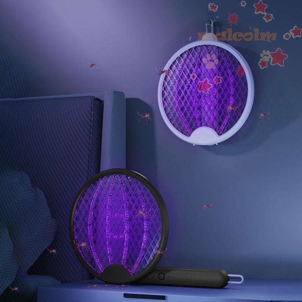 MALCOLM ยุงไฟฟ้า, พลาสติก USB ชาร์จพับไม้ตียุงไฟฟ้า, ผลิตภัณฑ์ Repeller ...