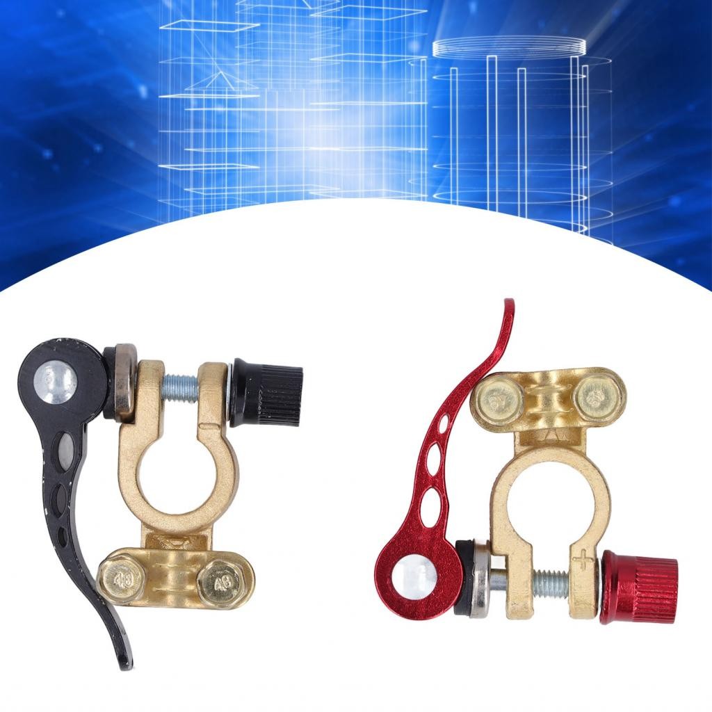 2 ชิ้นรถแบตเตอรี่ขั้วต่อ Quick Disconnect และ Release Clamps สำหรับ FER ...