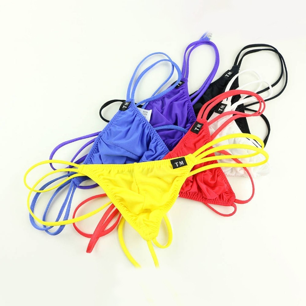 ผู้ชาย\s Thong Micro Pouch T กางเกงบิกินี่ Breathable G-String | Shopee Thailand
