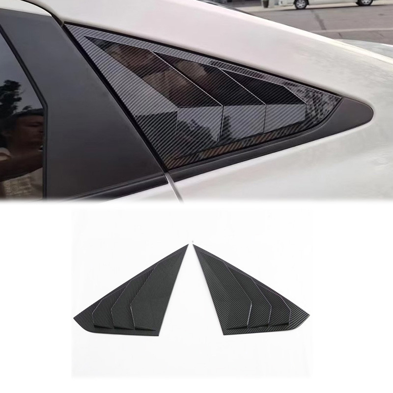 Toyota Yaris Ativ/Vois 2023 2024 REAR TRIANGLE WINDOW COVER GLOSSY ...