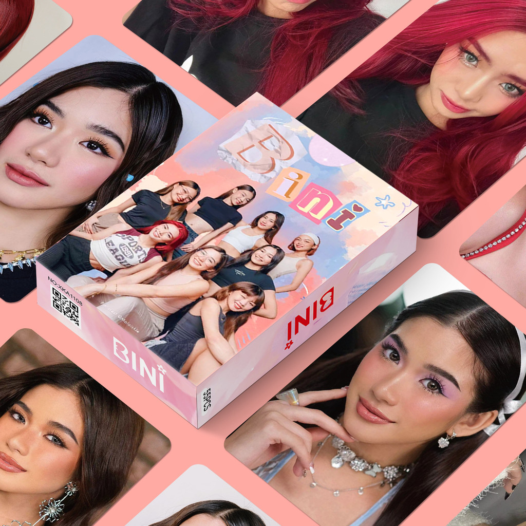 30-124pcs BINI Jollibee Photocard I Feel Good PANTROPIKO CHERRY ON TOP เลเซอร์โฮโลแกรม Lomo ...