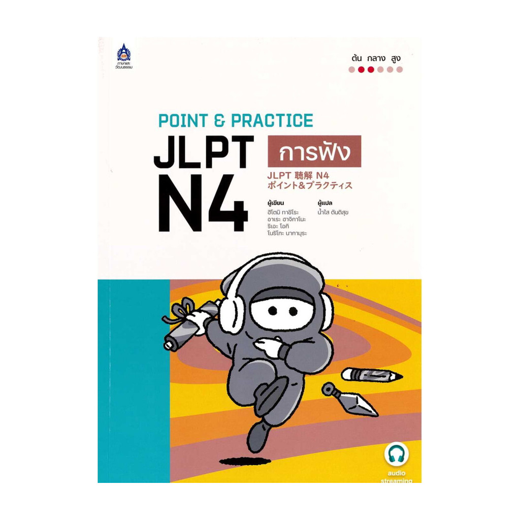 นายอินทร์ หนังสือ POINT & PRACTICE JLPT N4 การฟัง ฉบับ Audio Streaming | Shopee Thailand