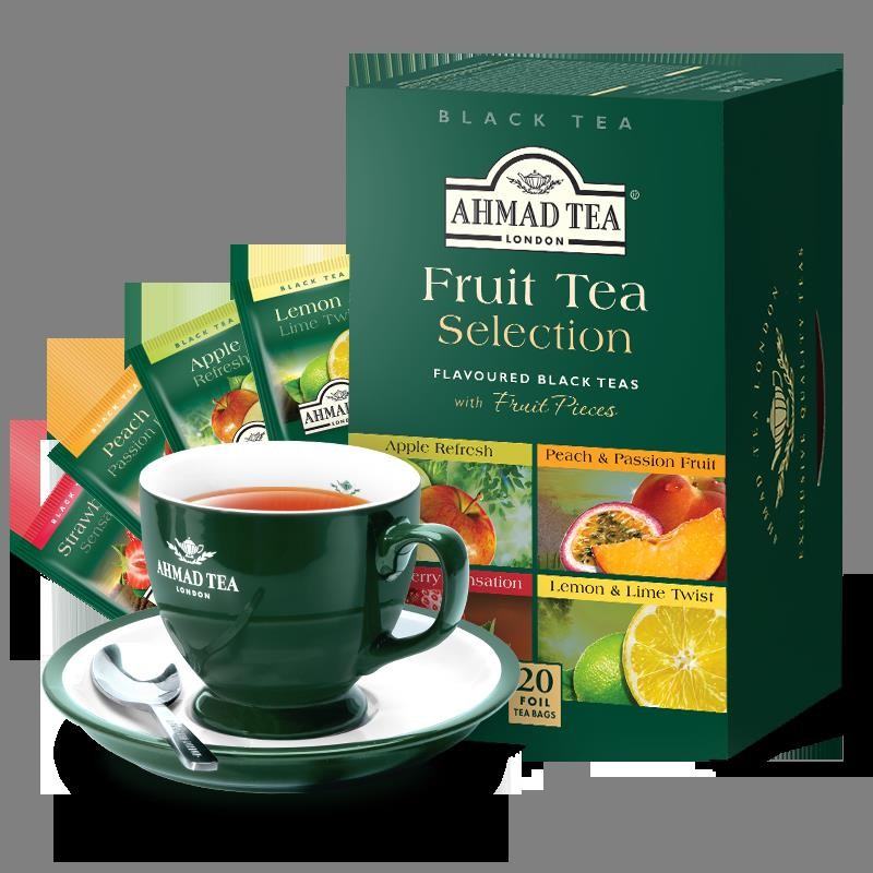 Ahmad TEA Yaman TEA เลือก 4 Fruity Black TEA CombinesAHMAD TEA ชามะนาว ...