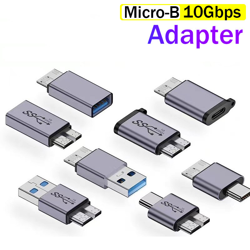 Mirco B ถึง Type-C/USB-A Mobile Hard Disk Box Adapter สําหรับ Note3/s5 ...