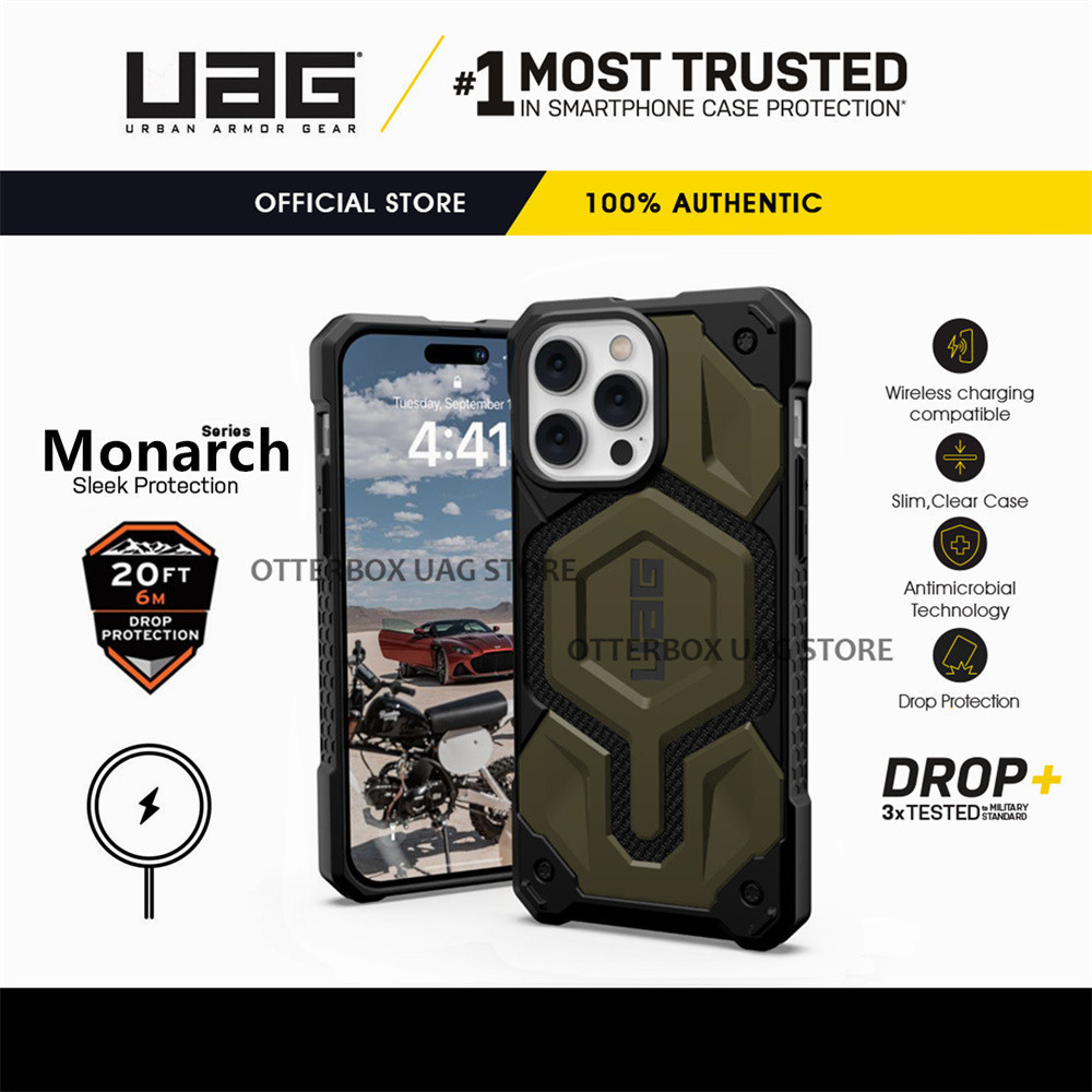 Uag 16 Pro Max Monarch Pro Kevlar Magnetic Case iPhone 16 15 14 Pro Max ...