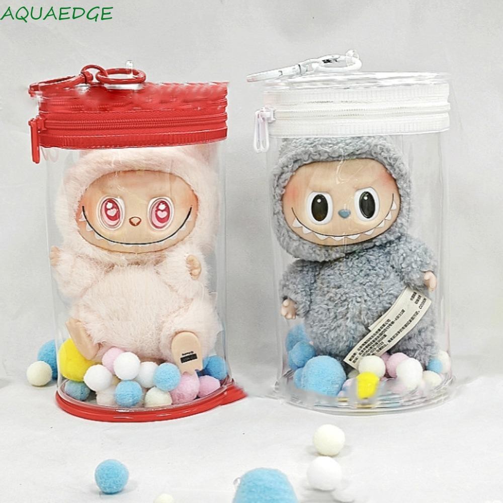 AQUAEDGE Labubu Doll Storage Bag, Outed Dust-proof Labubu Display Bag ...