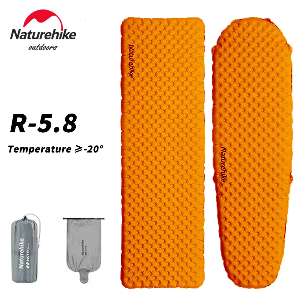 Naturehike Inflatable Mat Ultralight 5.8 สูง R มูลค่า Warm Sleeping Pad ...