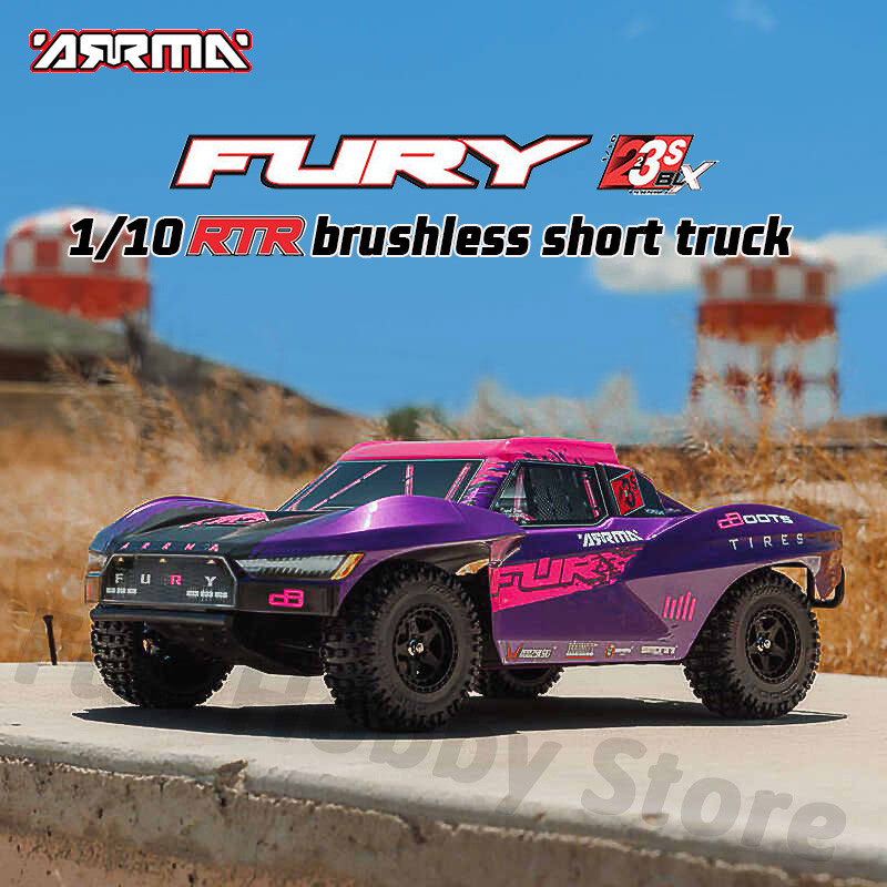 Arrma 1/10 FURY 2WD RTR รีโมทคอนโทรลไฟฟ้า Brushless รถออฟโรดสั้น Course ...