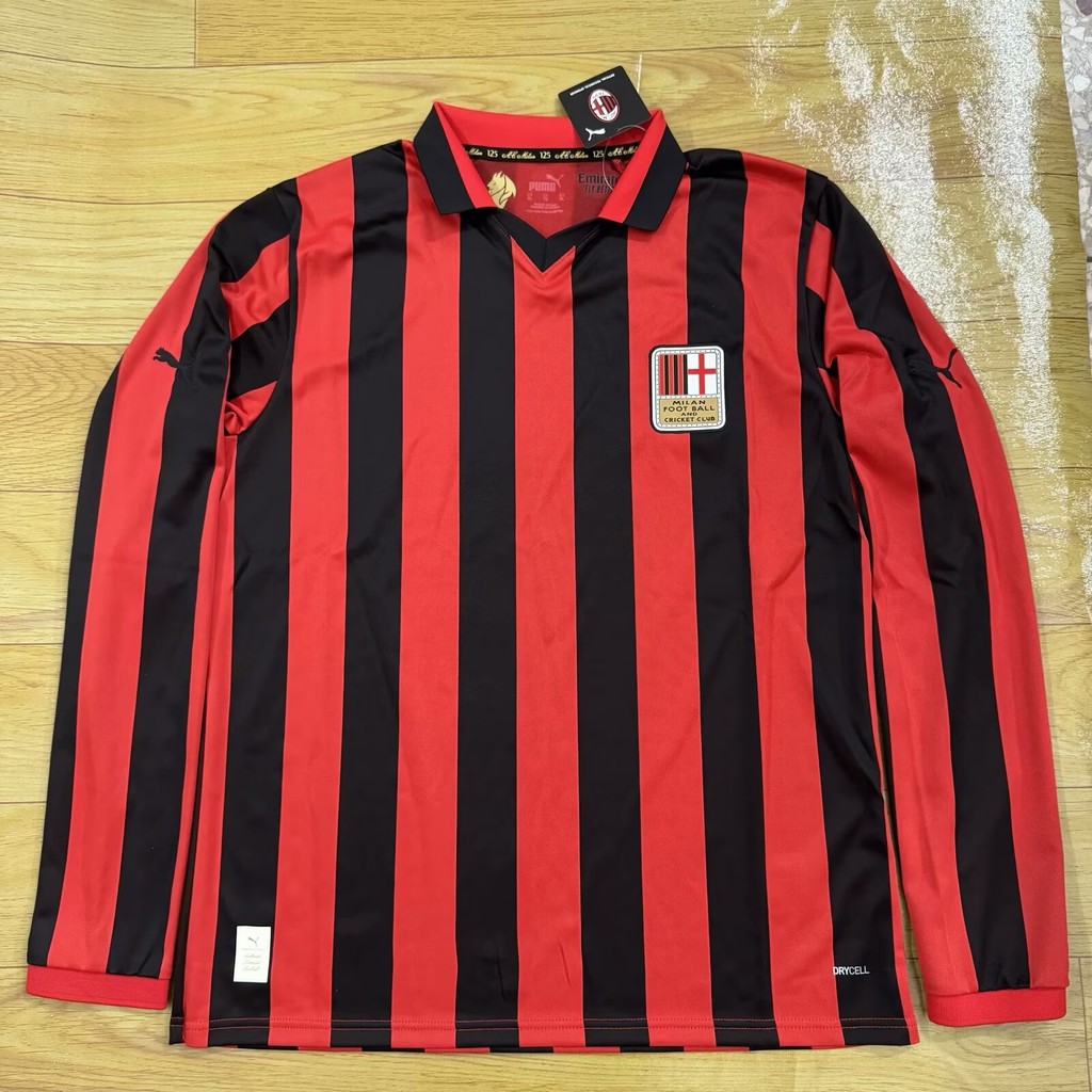 Fan 2425 AC 125th Anniversary Special Edition Football Long Sleeve ...