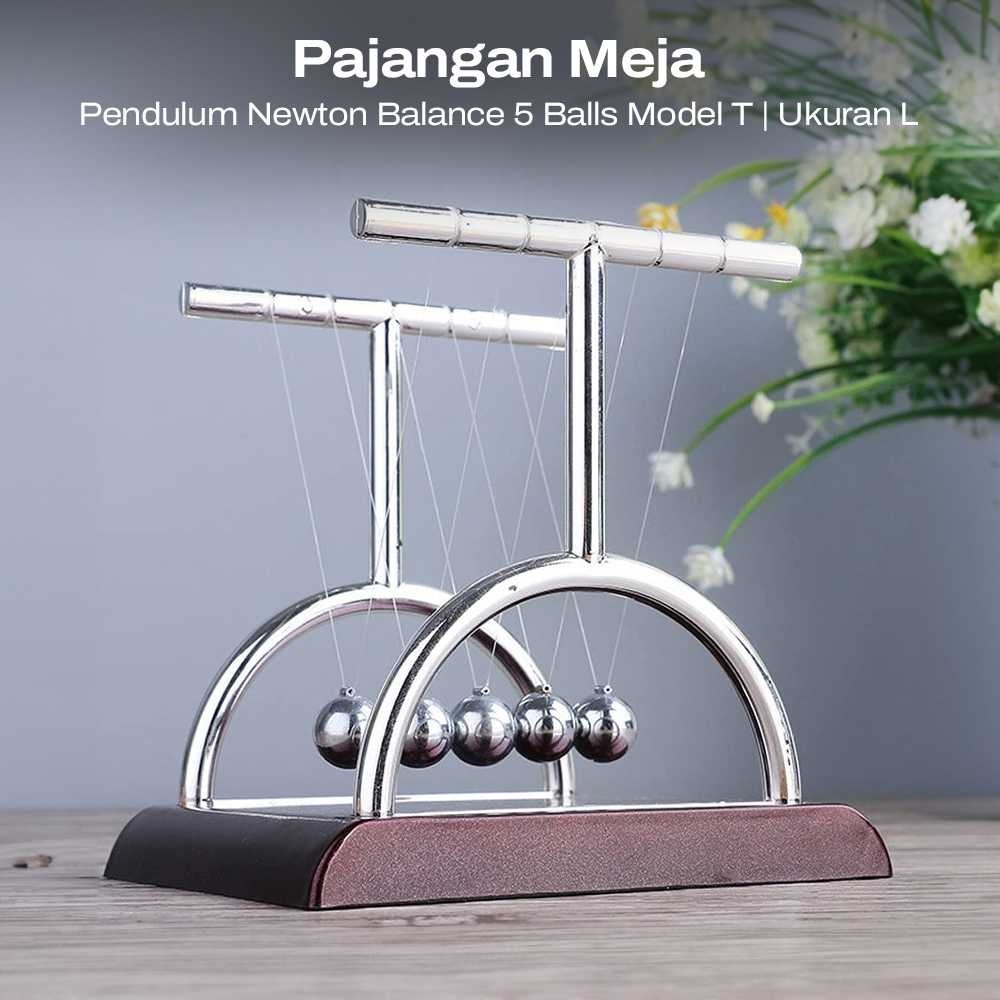Newton Balance Balls 5 Ball Pendulum Table Display รุ่น T - LX013 X ...