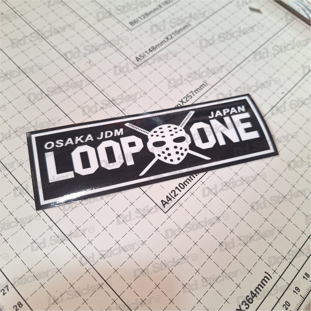Jdm Loop One osaka kanjo สติ๊กเกอร์ญี่ปุ่น | Shopee Thailand