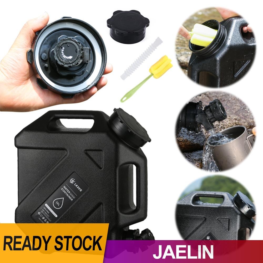 10l Camping Water Jug ถังเก็บน้ําแบบพกพาความจุขนาดใหญ่สําหรับรถยนต์รถ ...