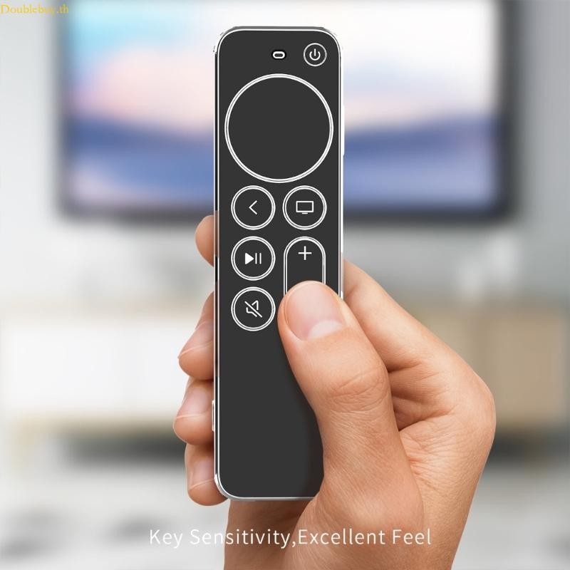 Doublebuy สําหรับรีโมททีวี 2 Siri Remote 2 เปลี่ยนฝาครอบ TPU กันฝุ่น ...