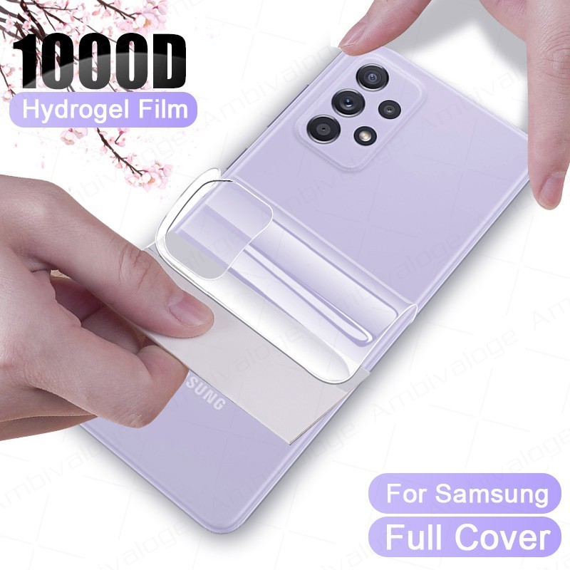 ฟิล์มหลังโทรศัพท์ แบบใส สำหรับ Samsung Galaxy A20 A30 A50 A02S A04S A05S A06 A11 A31 A51 A71 A12 ...