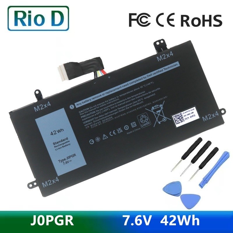 7.4 V 42WH J0PGR Laptop Battery For Dell Latitude 5285 5290 T17G 1WND8 ...