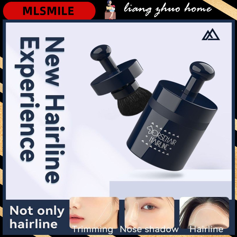 MLSMILE Hair Line Powder Black Root Cover Up ธรรมชาติทันทีกันน้ํา ...