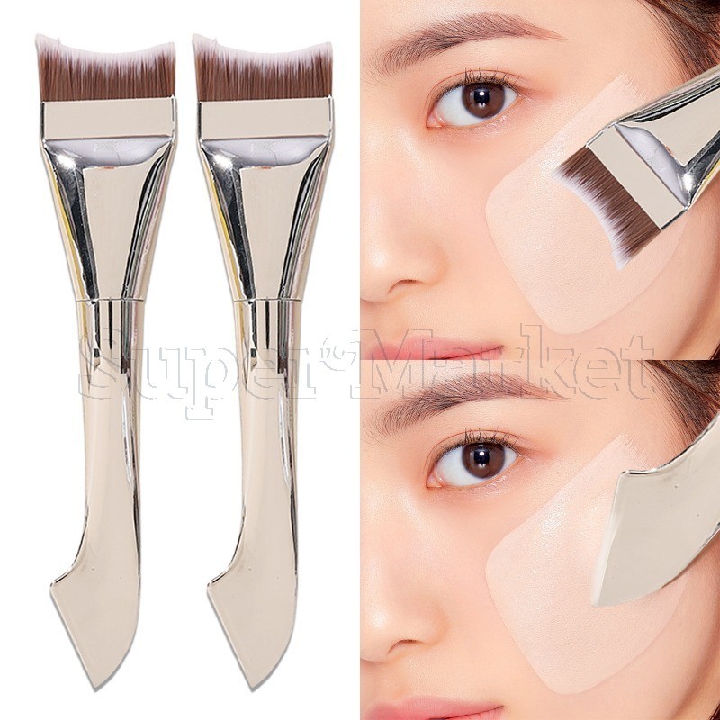 Double-headed Flat Head Mask Brush - เครื่องมือแต่งหน้าหญิง - Mermaid ...