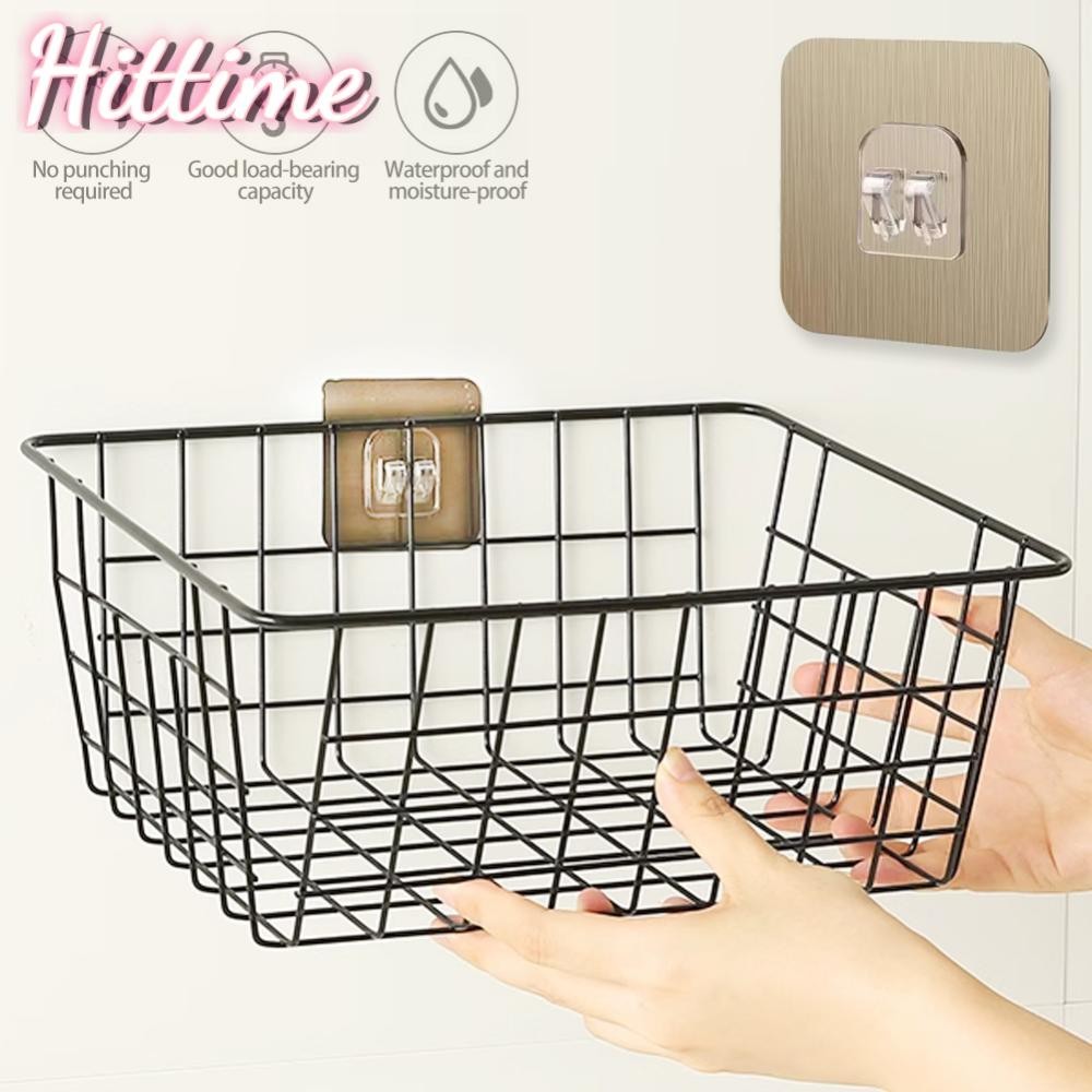 Hittime 5 ชิ้นตะขอแขวนผนังสําหรับชั้นเก็บเปลี่ยนตะขอกาวตนเองไม่เจาะตะขอแขวน D3V3 | Shopee Thailand