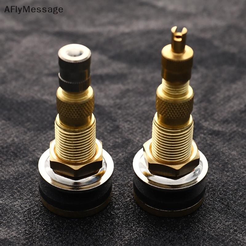 Afl TR618A 1-7/8" รถแทรกเตอร์ Air Liquid ยาง Tubeless ทองเหลืองวาล์ว ...