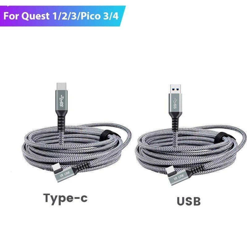 Oculus Quest 3 1 Quest 2 Link VR USB 3.0 Type-C Pico 3 4 VR สายชาร์จ ...