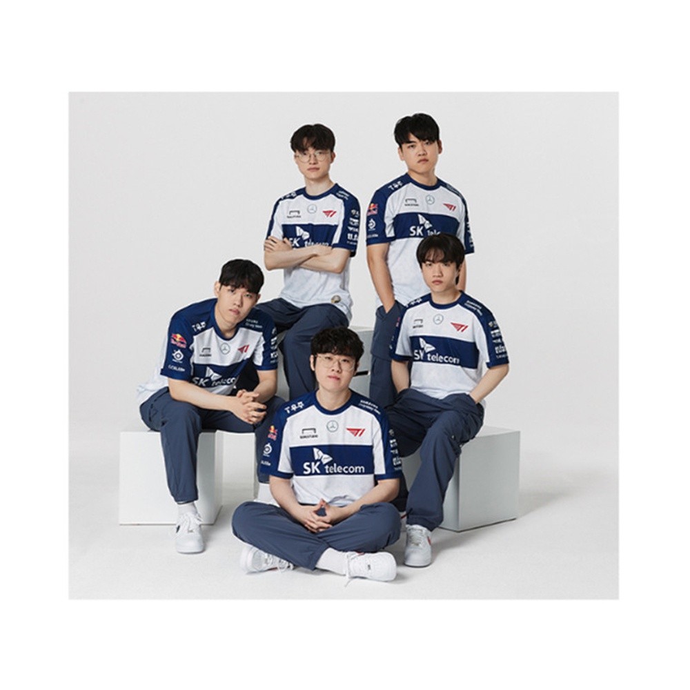 2023 T1 MSI ชุดเครื่องแบบเสื้อยืด League of Legends T1 Club World ...