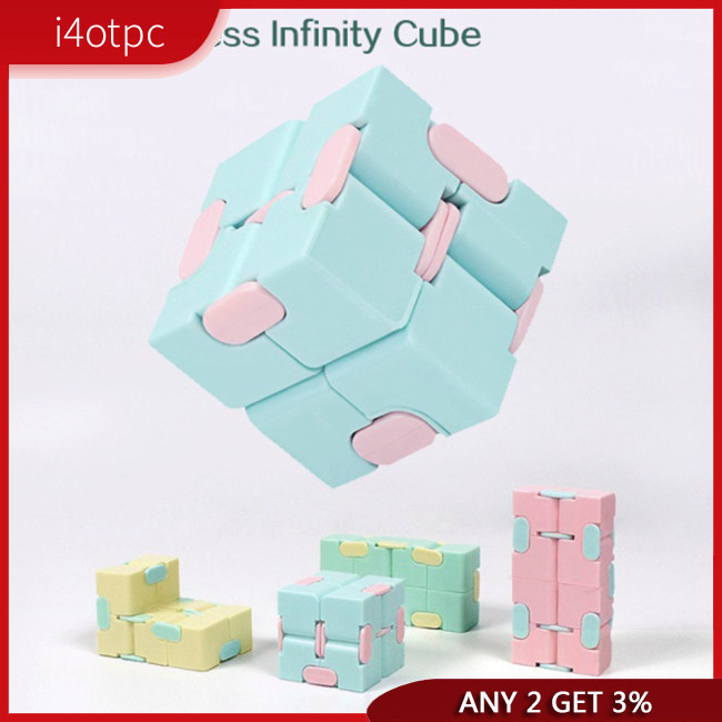 I4otpc พลาสติก 4 ซม.ความเครียด Reliever Pocket Cube Infinite Magic Cube ...