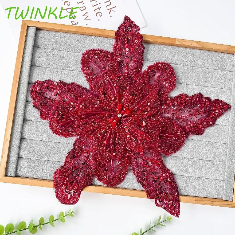 Twinkle1 ดอกไม้ Multi-layer Appliques,เสื้อผ้าเข็มกลัดขนาดใหญ่เสื้อผ้าแพทช์,DIY 3Dปักเลื่อมเสื้อ ...