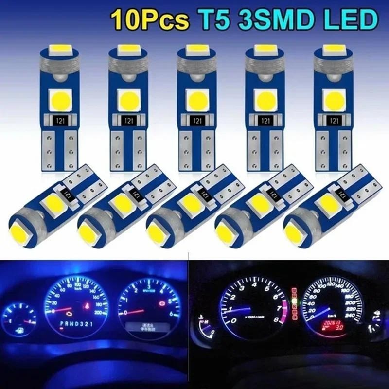 12V canbus T5 58 74 286 W1.2W Super Bright 3030 LED 3SMD wedge LED Light รถ Dashboard Instrument ...