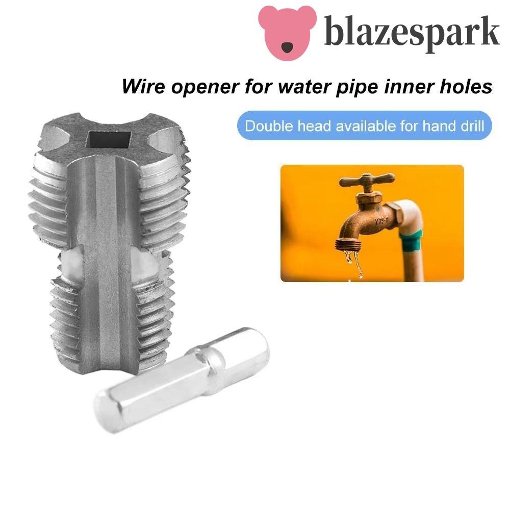BLAZESPARK ชุดต๊าปเกลียวท่อ PVC, ประปาภายในเปิด, เจาะเข้ากันได้พลาสติกทนทานอเนกประสงค์ที่เปิดรู ...