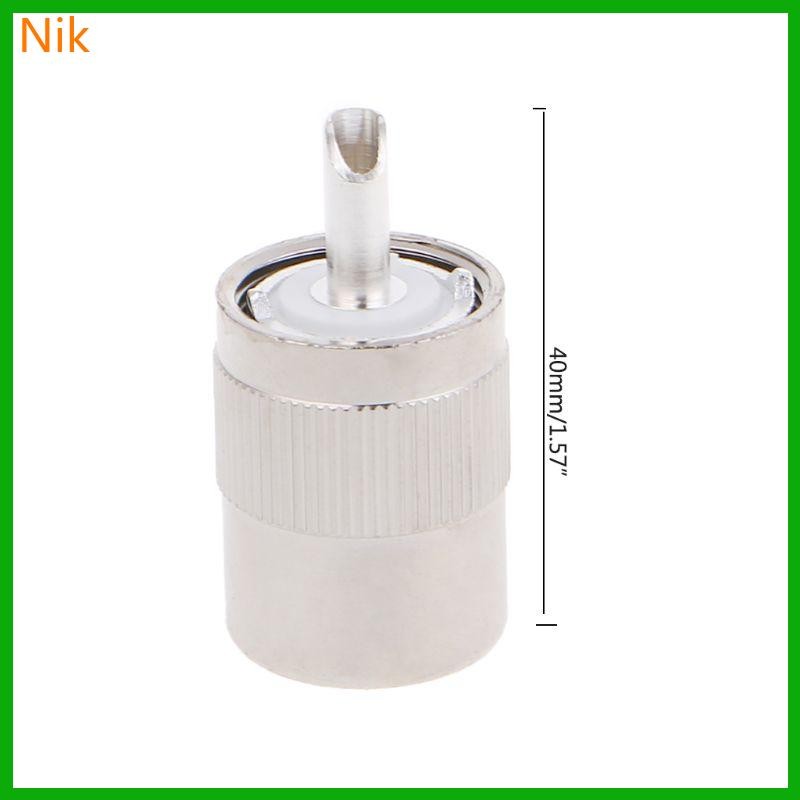 บ.ลค.ต.ศ. UHF ชาย PL259 Plug Solder RG8 RG213 LMR400 7D-FB Cable ...
