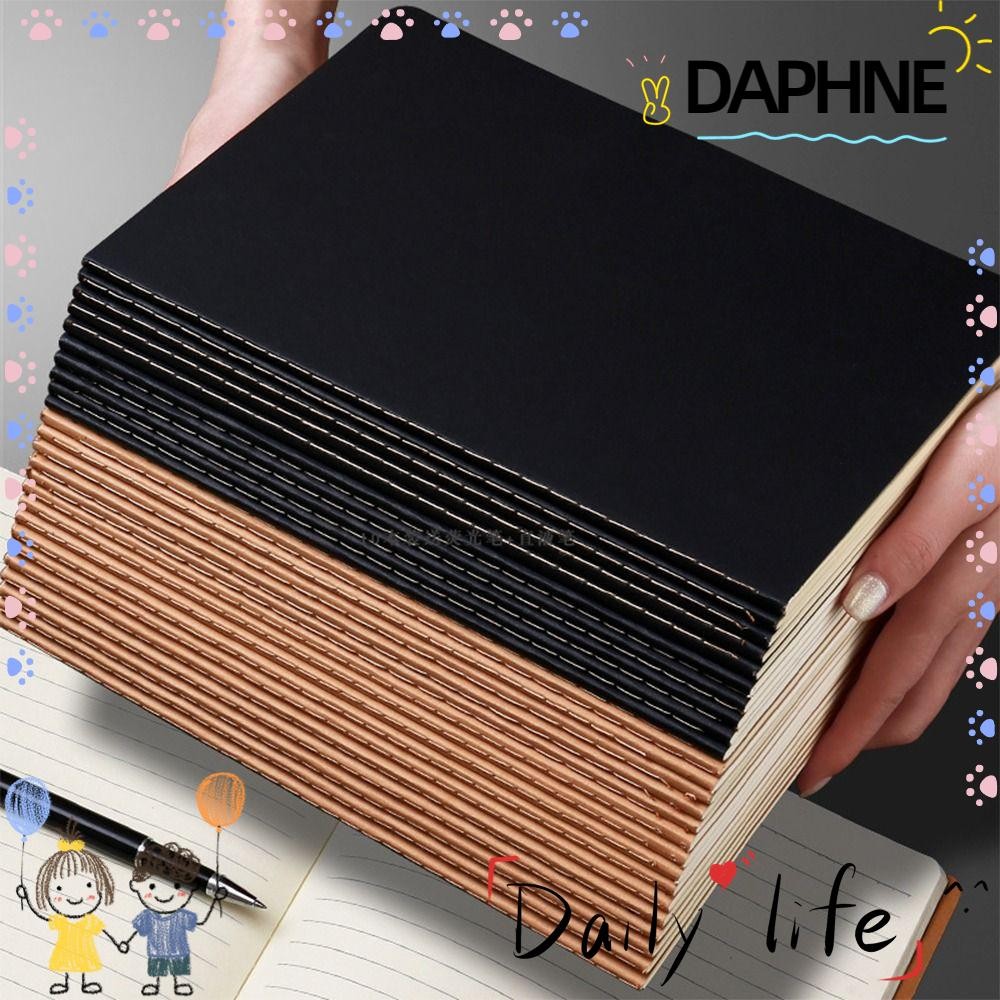 สมุดไดอารี่ DAPHNE, สมุดโน๊ตปกคราฟท์ A4/A5/B5, Vintage Grid/Lined/Blank ...