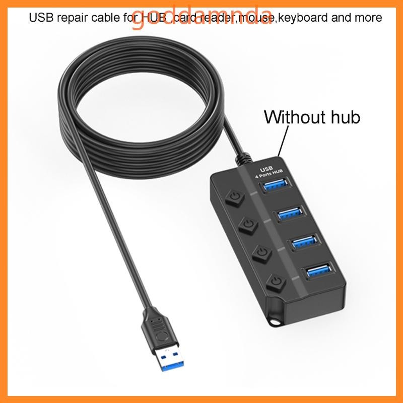 GODD USB 4 สาย Pigtail Cable Extension Cable USB 2 0 ปลั๊กตัวผู้ 4Pin ...