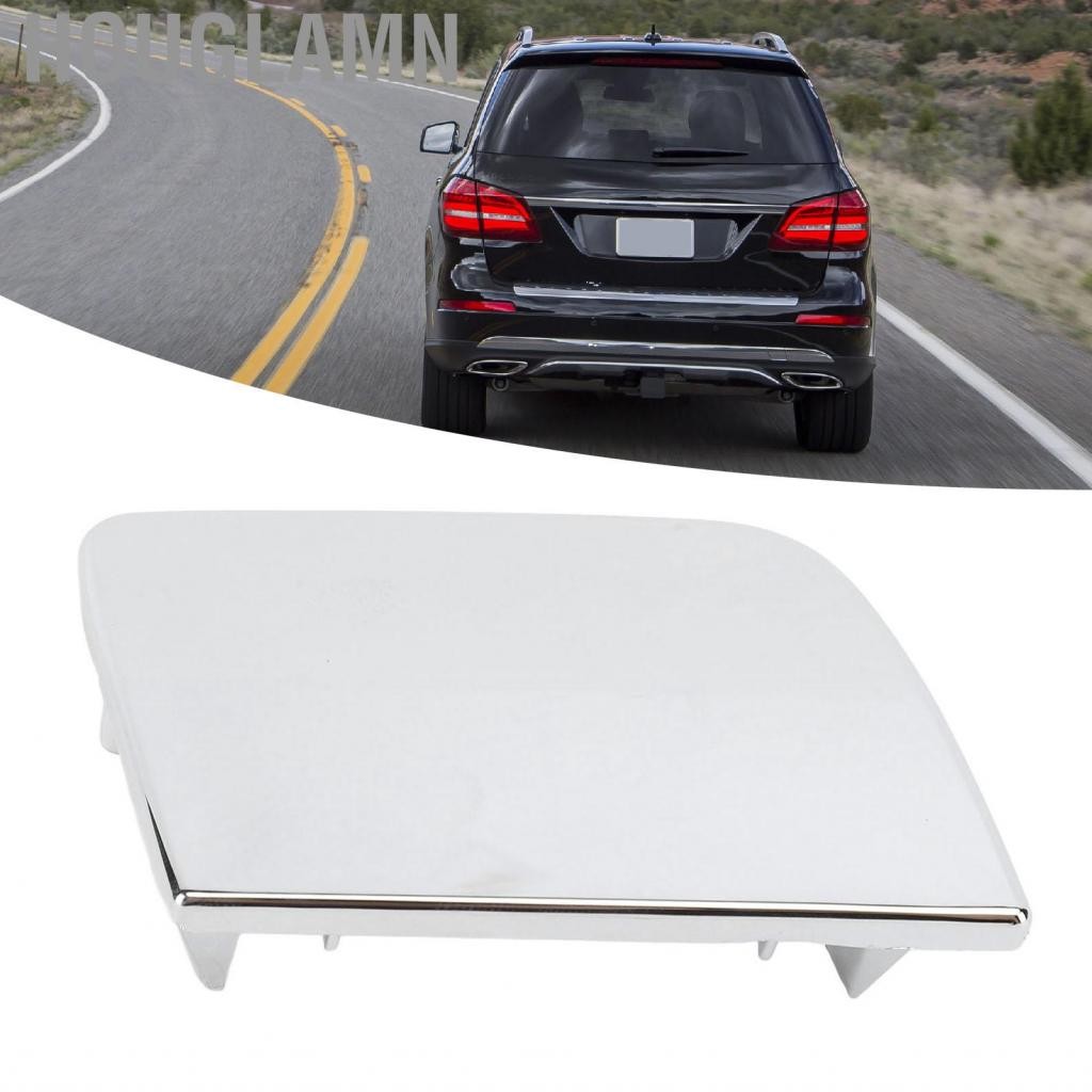 Houglamn ตะขอเกี่ยวกันชนด้านหลังฝาครอบกันกระแทก ABS Chrome Towing Eye ...