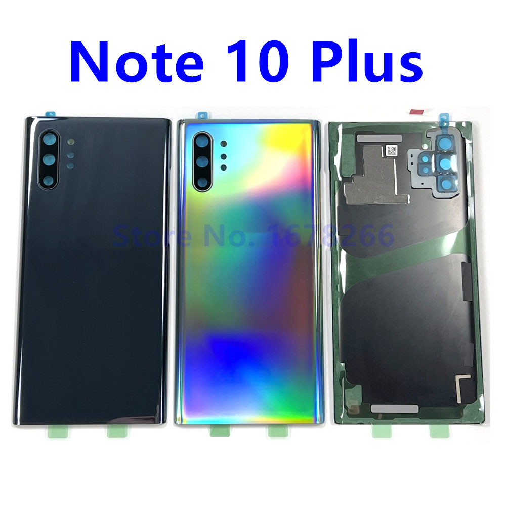 เปลี่ยนกระจกด้านหลังสําหรับ Samsung Galaxy Note 10 Plus SM-N975F N976B ...