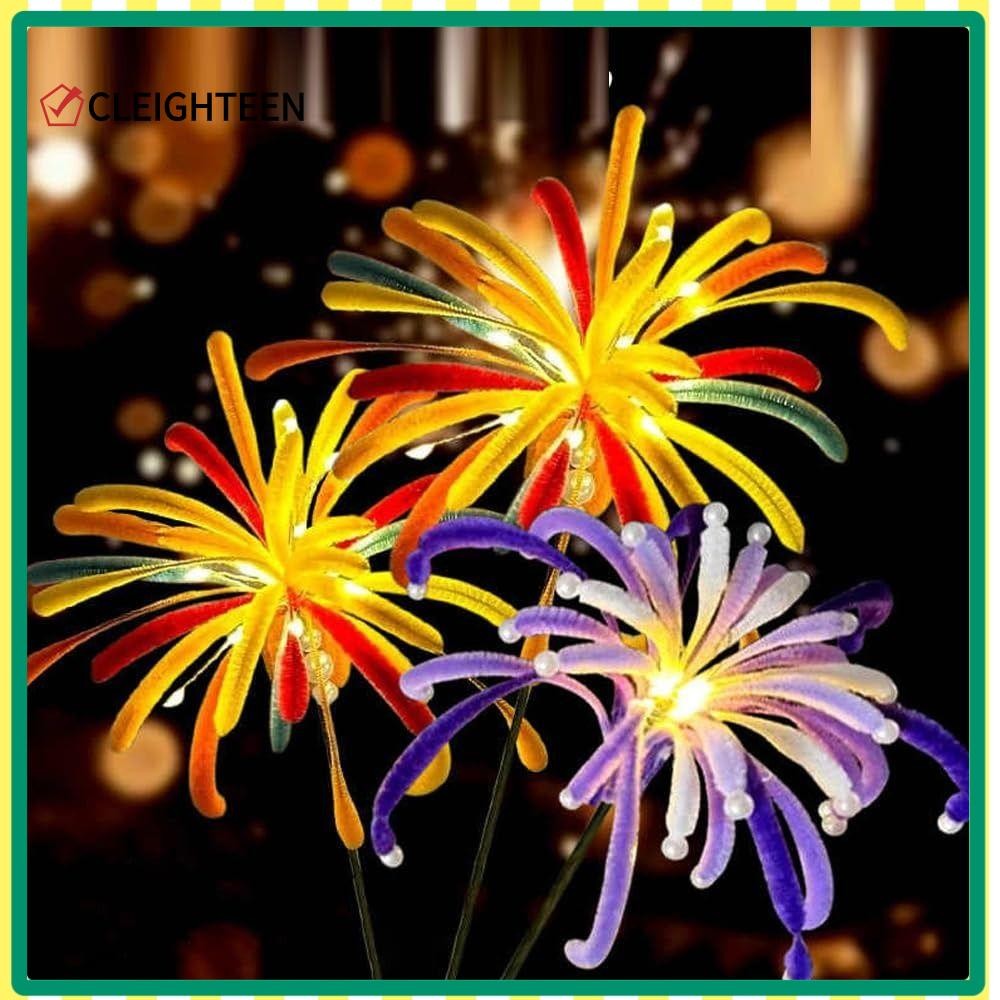 Cleighteen ดอกไม้ไฟ Twist Stick DIY ชุด, ดอกไม้ไฟจําลองที่มีสีสัน ...