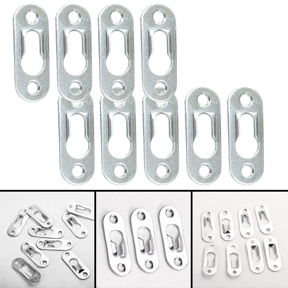 ⭐ การลดราคาครั้งใหญ่⭐ ตะขอกระจกโลหะ Snap Hanger Wall Invisible Flat ...