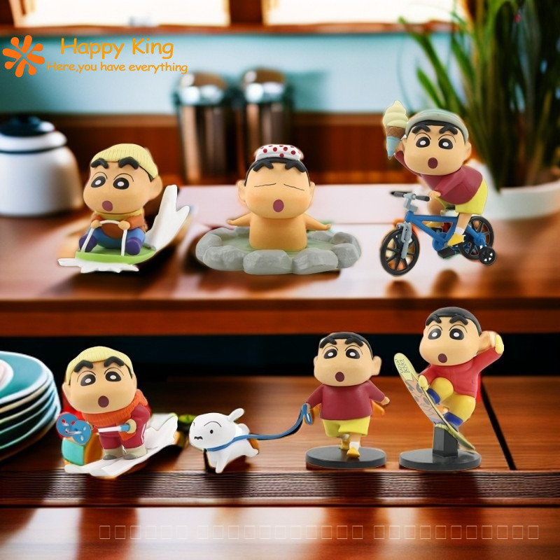 Crayon Shin-Chan Ski Sports Series น้ำพุร้อน Xiaoxin Hand Fun Nohara ...