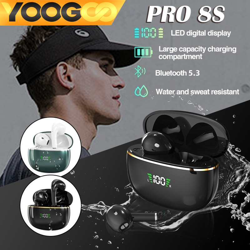 YOOGOO Mini หูฟัง TWS Pro8S Earphone หูฟังบลูทูธ หูฟังกีฬา กันน้ํา หู ...
