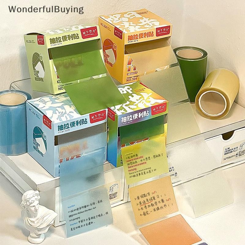 WBTH 126 แผ่นสี Matte Sticky Notes Pads เครื่องเขียนโพสต์ It Memo ...