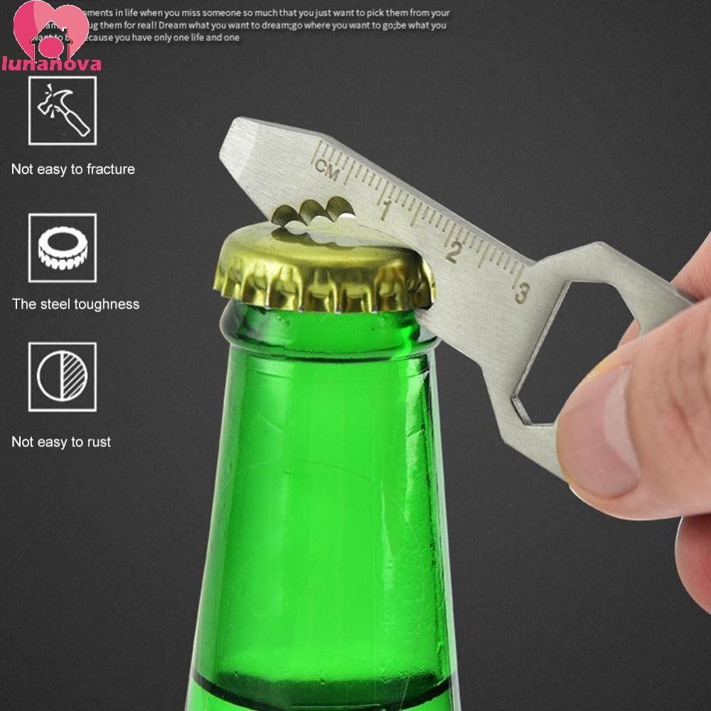 LUNANOVA Multi-use Mini Tool, ที่เปิดขวด 6 in 1 Utility Gadget, ประแจ ...