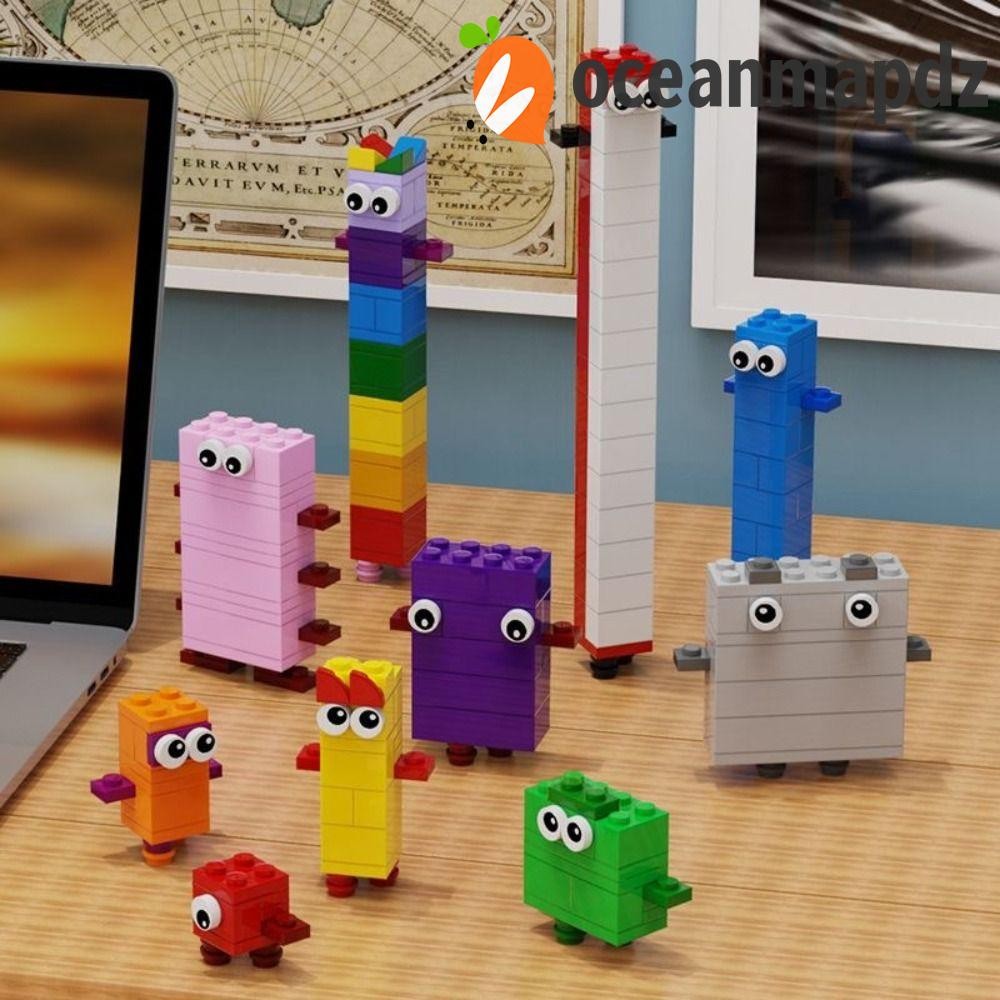 Oceanmapdz Number Building Blocks Set, Digital Transforms Early ...