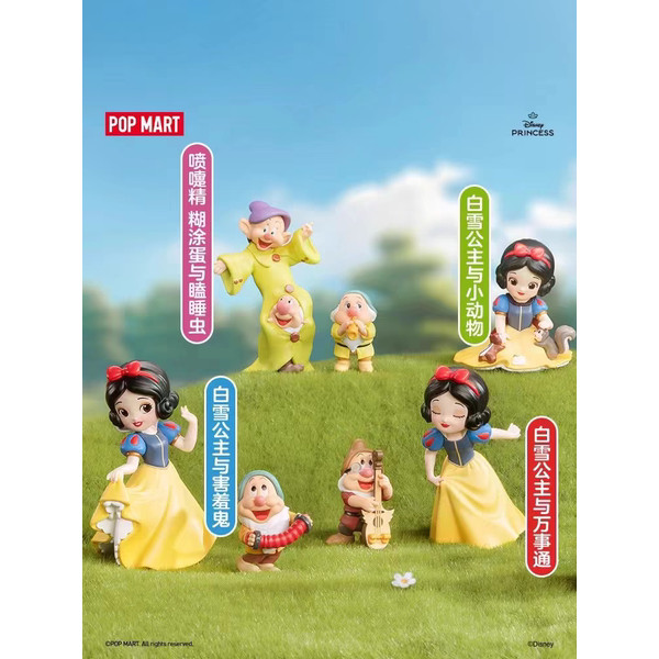 P POPMART POPMART Disney Snow White Classic Series รูป Mystery Box ...