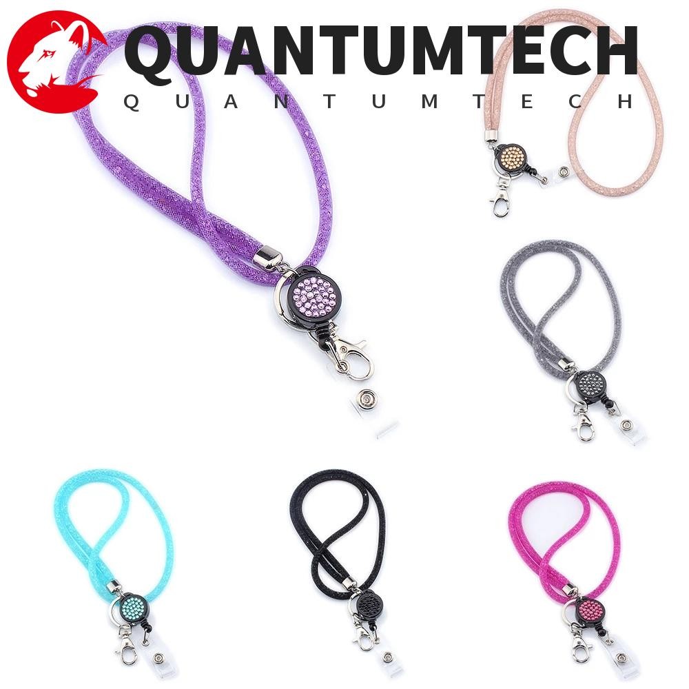 QUANTUMTECH ID Badge ผู้ถือ ID Card อุปกรณ์สํานักงานพยาบาลหมอชื่อผู้ถือบัตรป้ายคลิปชื่อแท็กผู้ ...